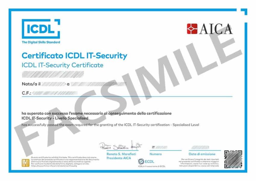 Corso online ICDL Full Standard + Skills Card | Certificazione AICA